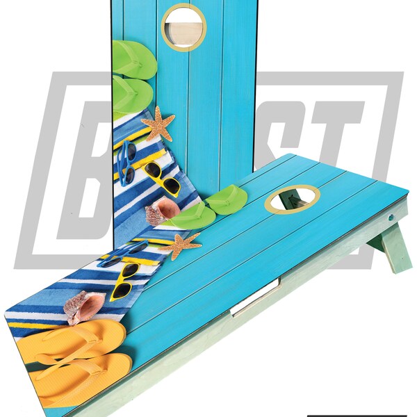 Summer Themed Cornhole Boards - Etsy