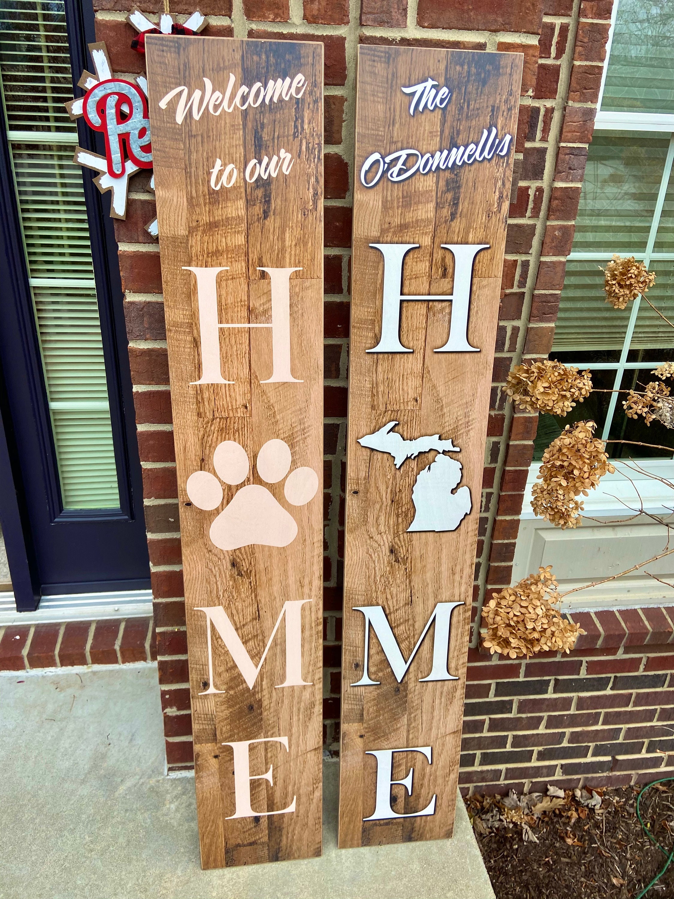 Welcome Home Porch Sign | Etsy