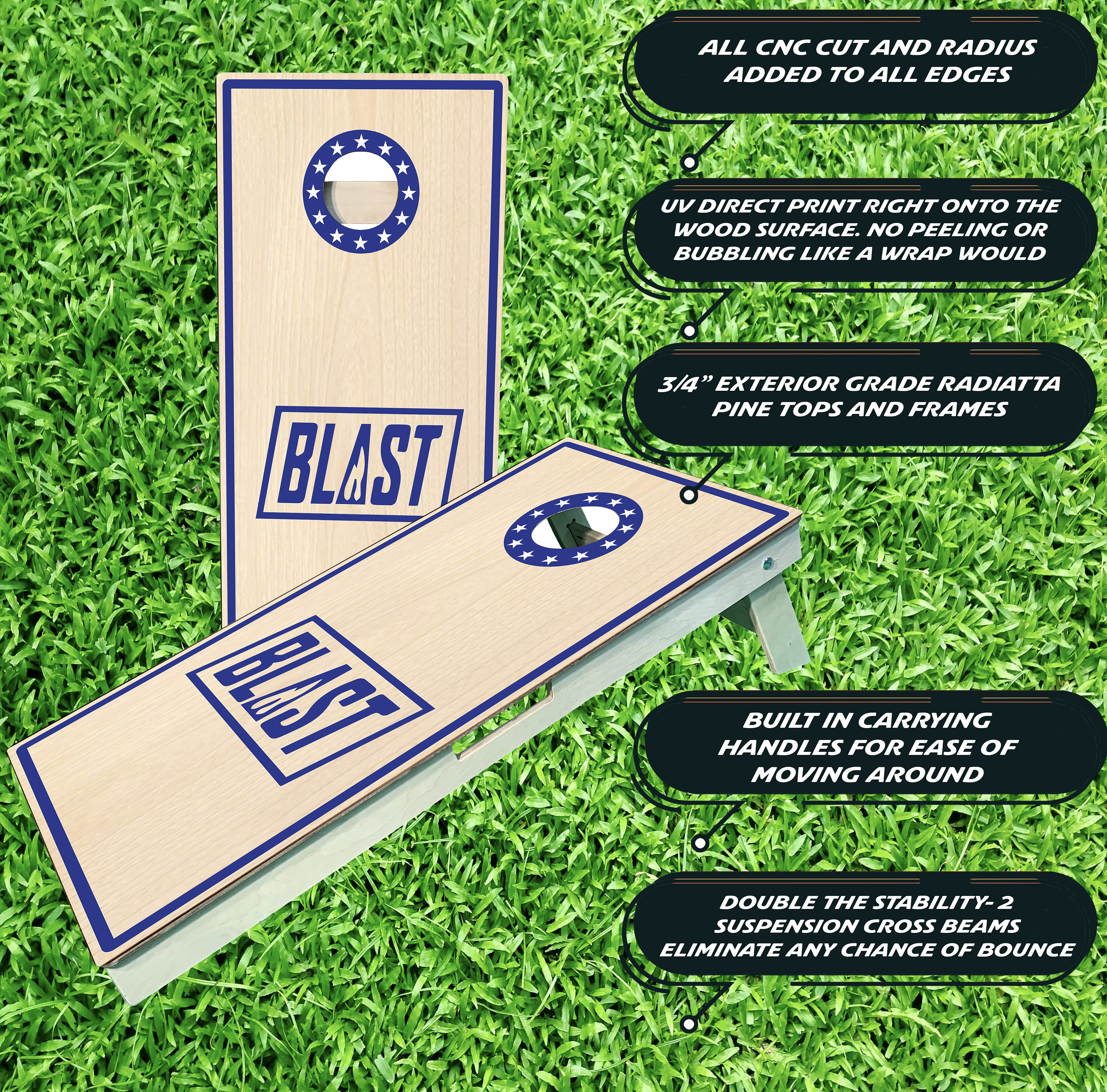 Custom Company Logo or Business Cornhole Set - Etsy