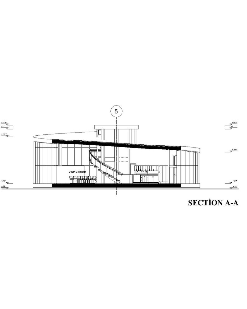 Glass House Plan | 1 Bedroom & 2 Bathroom | 1.5 Story | 3067 SQFT ...