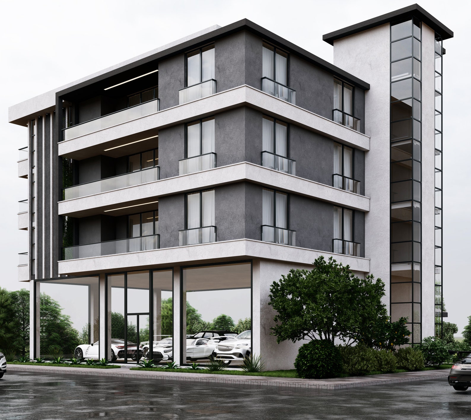 Apartment Plan 3 Bedroom & 2.5 Bathroom House Free CAD - Etsy