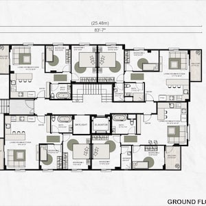 3-story 12-unit Apartment Plan: Modern Residential Building (PDF Files ...