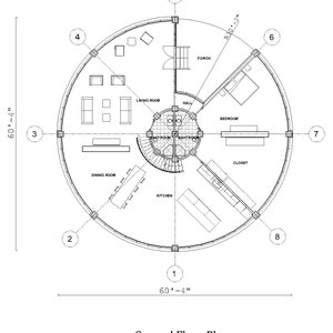 Glass House Plan | 1 Bedroom & 2 Bathroom | 1.5 Story | 3067 SQFT ...