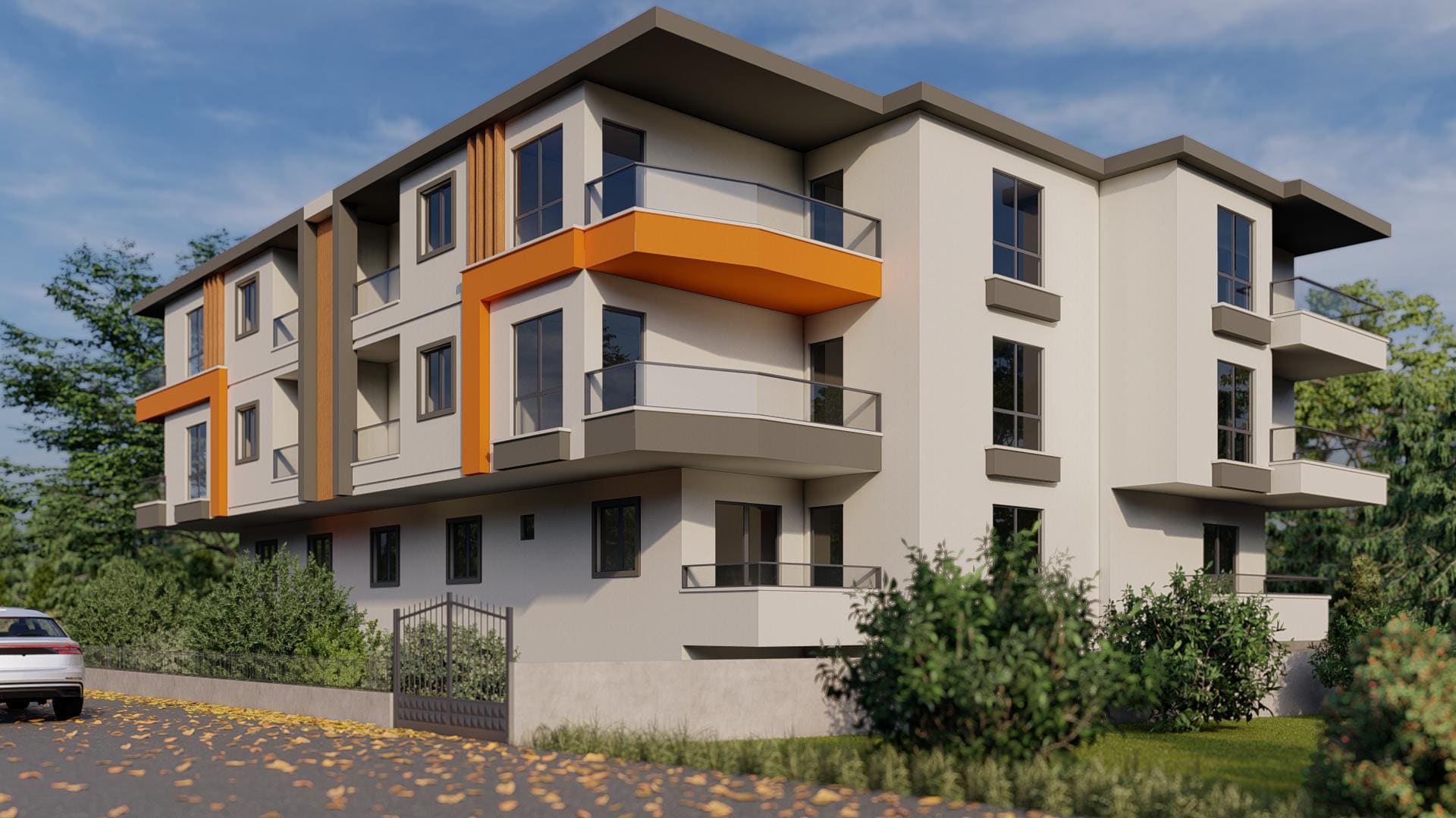 3-story 12-unit Apartment Plan: Modern Residential Building (PDF Files ...