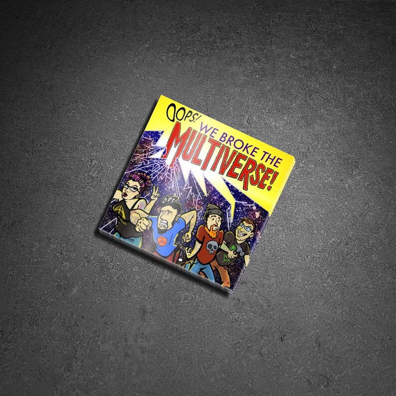 Oops We Broke the Multiverse Cover Art Sticker - Etsy
