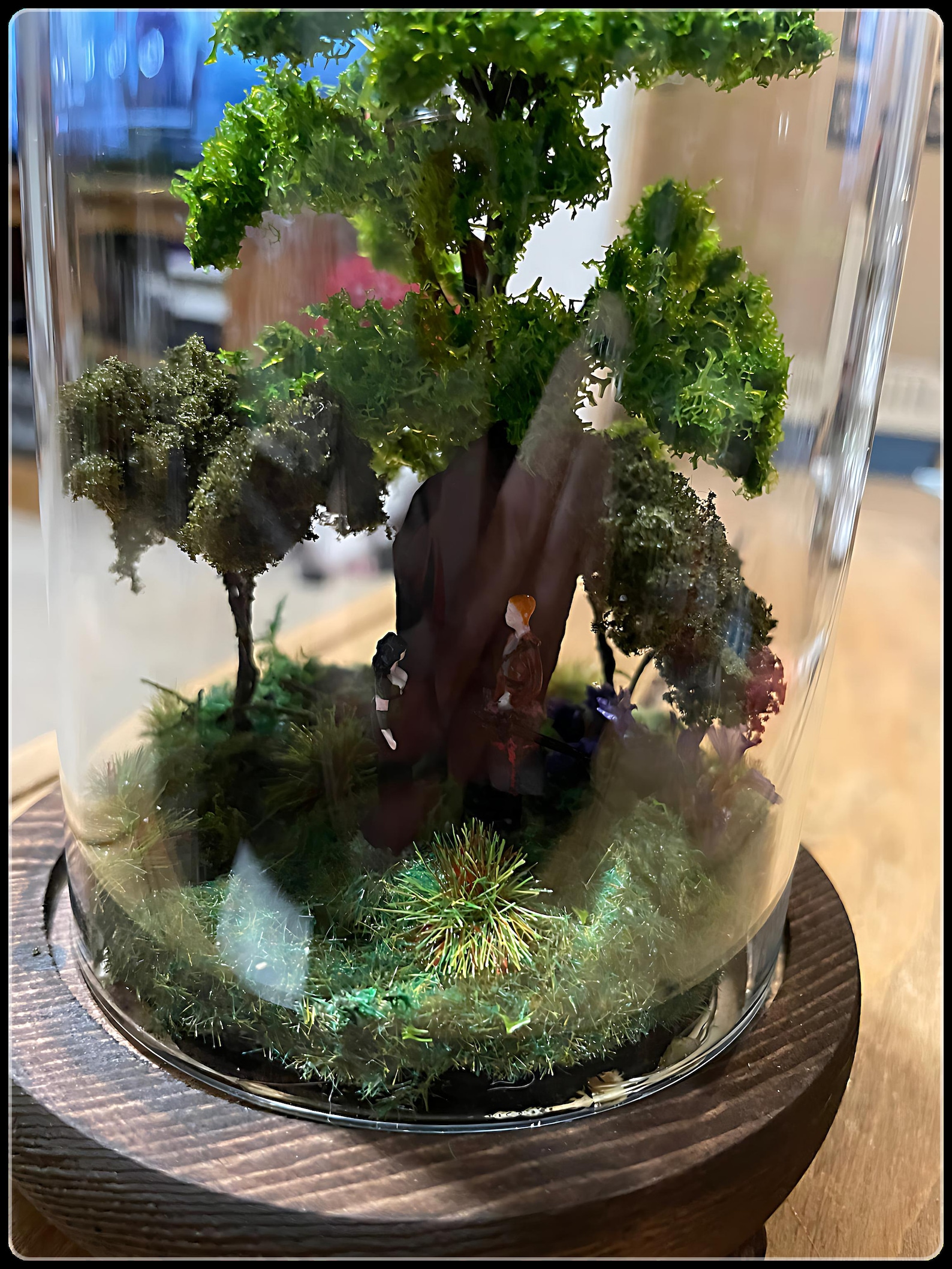 LED Glass Dome Outlander Inspired Diorama of Craigh Na Dun - Etsy