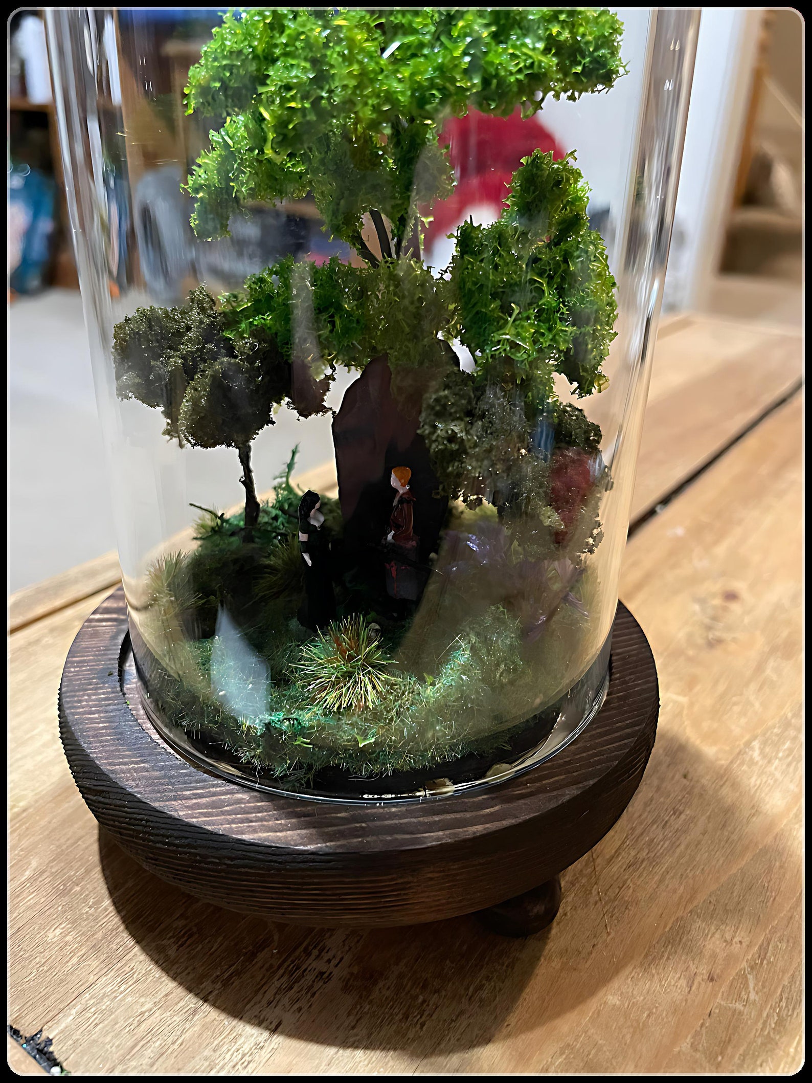 LED Glass Dome Outlander Inspired Diorama of Craigh Na Dun - Etsy