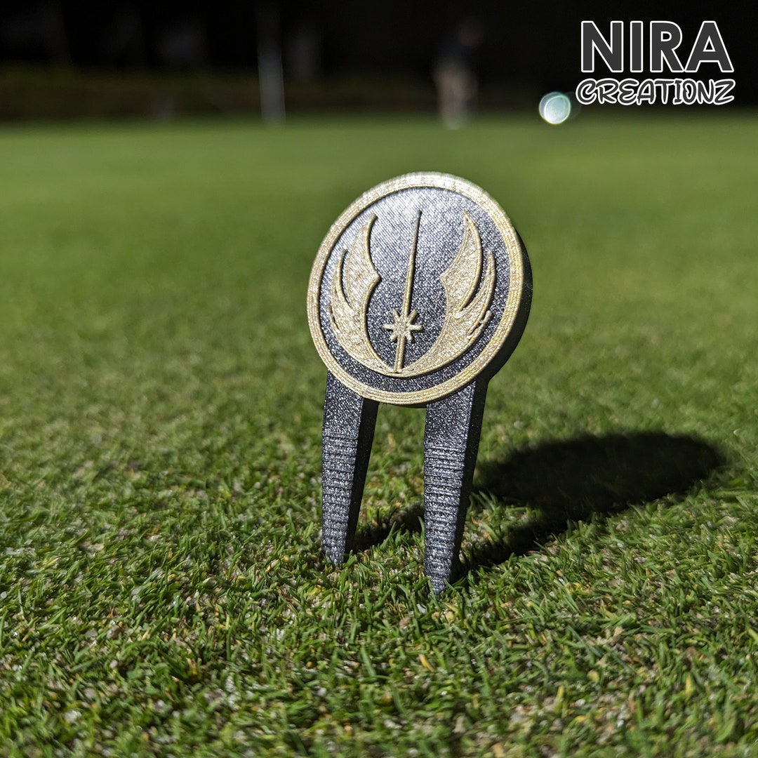 Jedi Golf Pitchfork Divot Tool 3D Printed Christmas Gift - Etsy