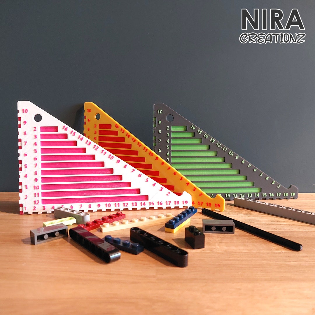 Duo Color Lego Ruler 3D Printed Custom - Etsy