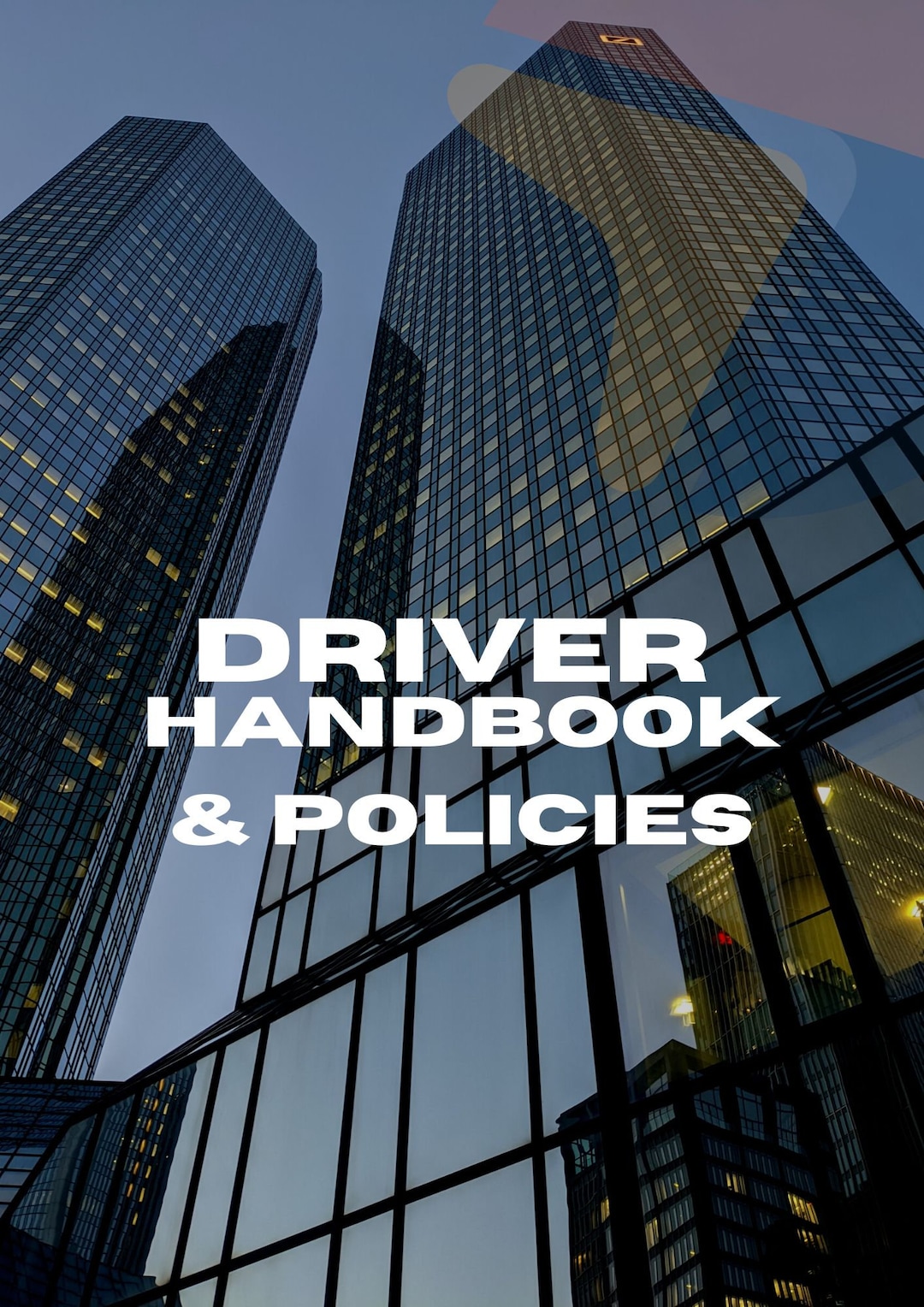 Driver Handbook Template - Etsy