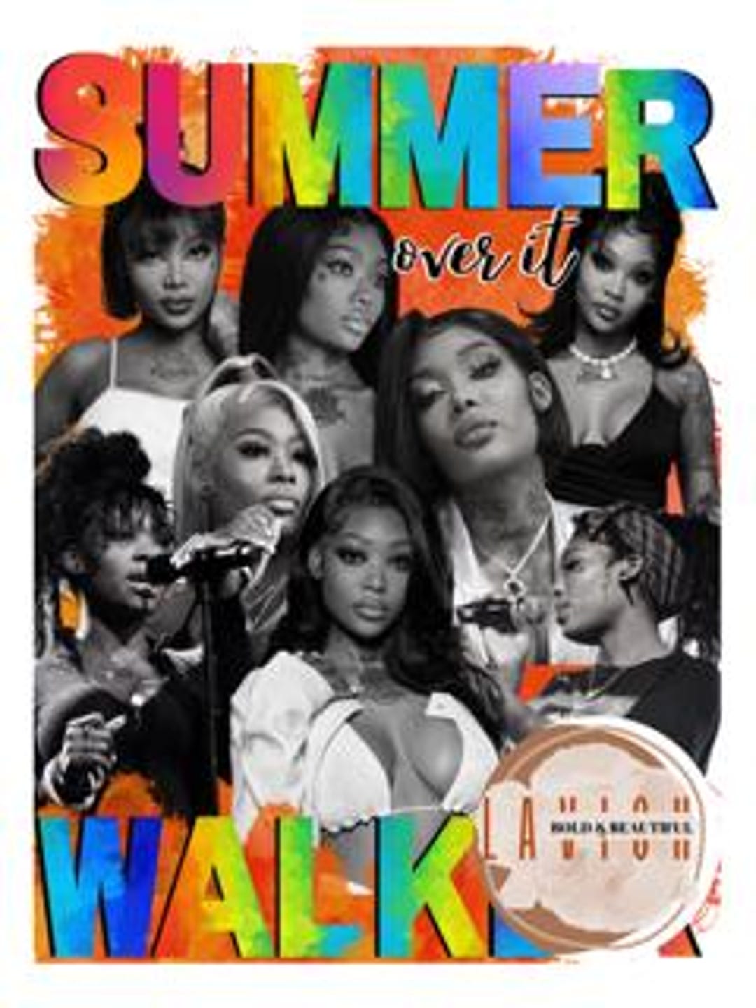 Summer Walker PNG Designs, Summer Walker Sublimation Designs, Summer ...