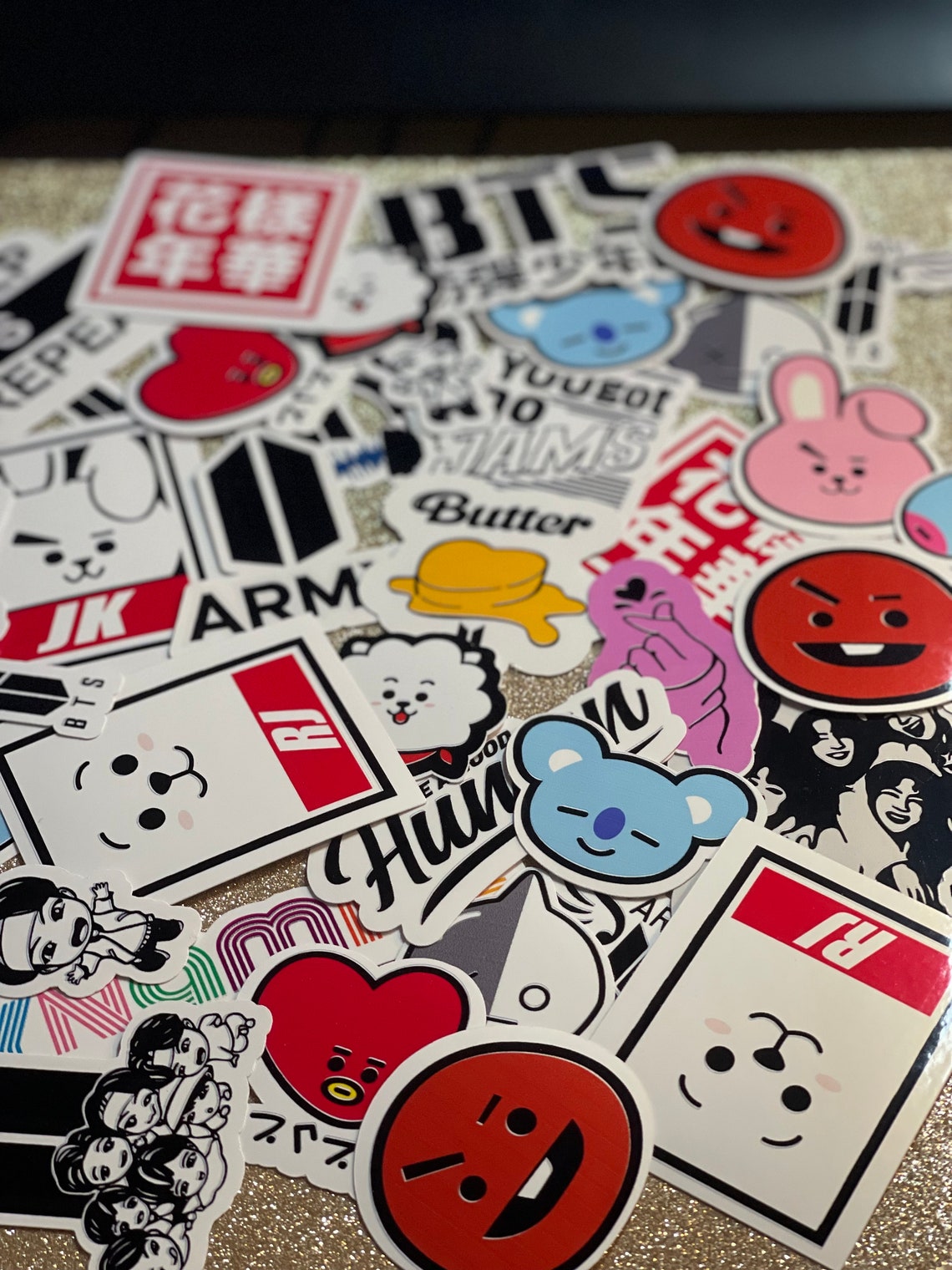 BTS Sticker Pack Bts Cute Stickers K-pop Bts Merch Bts Army Kpop BTS ...