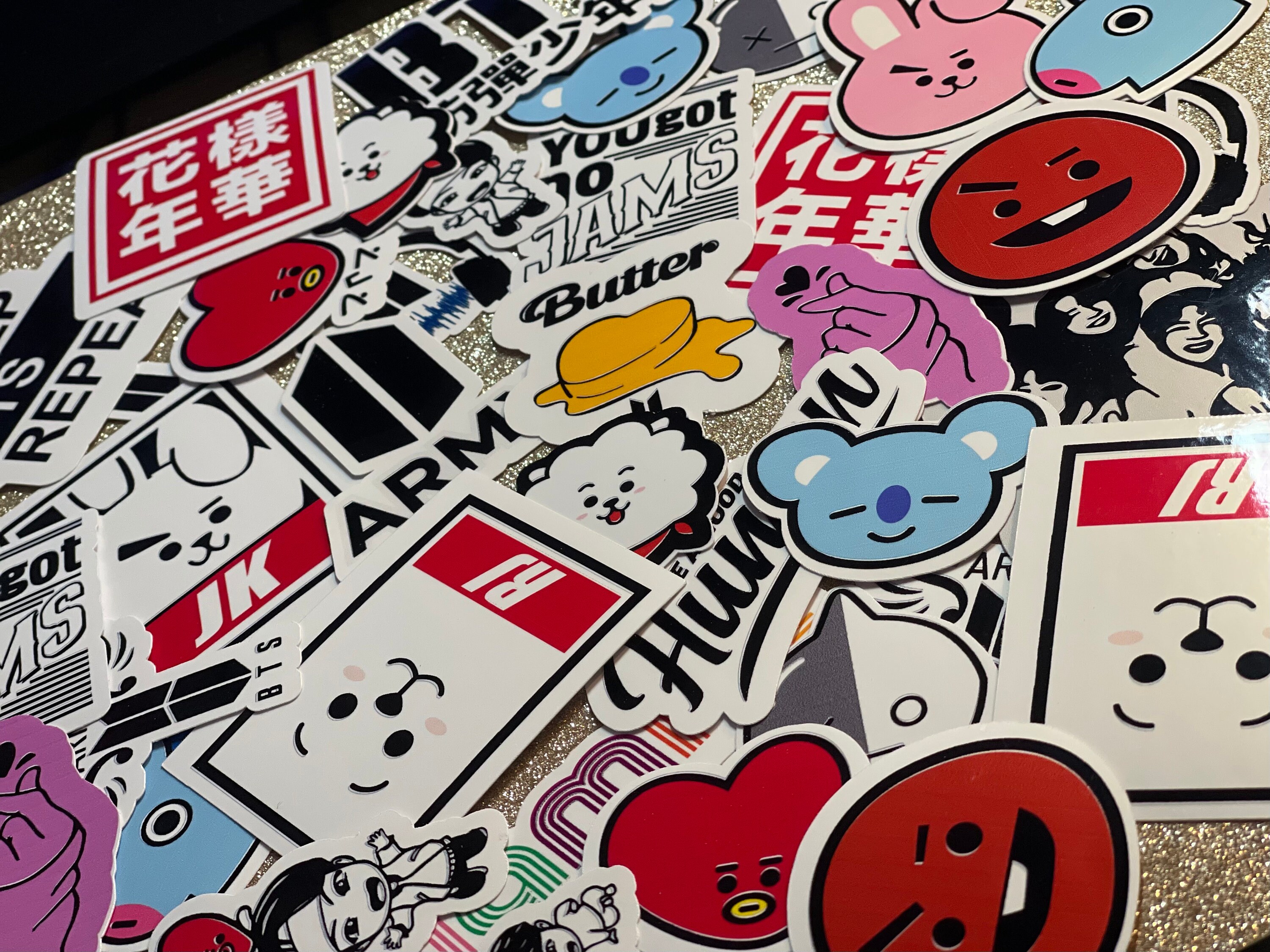 BTS Sticker Pack Bts Cute Stickers K-pop Bts Merch Bts Army Kpop BTS ...
