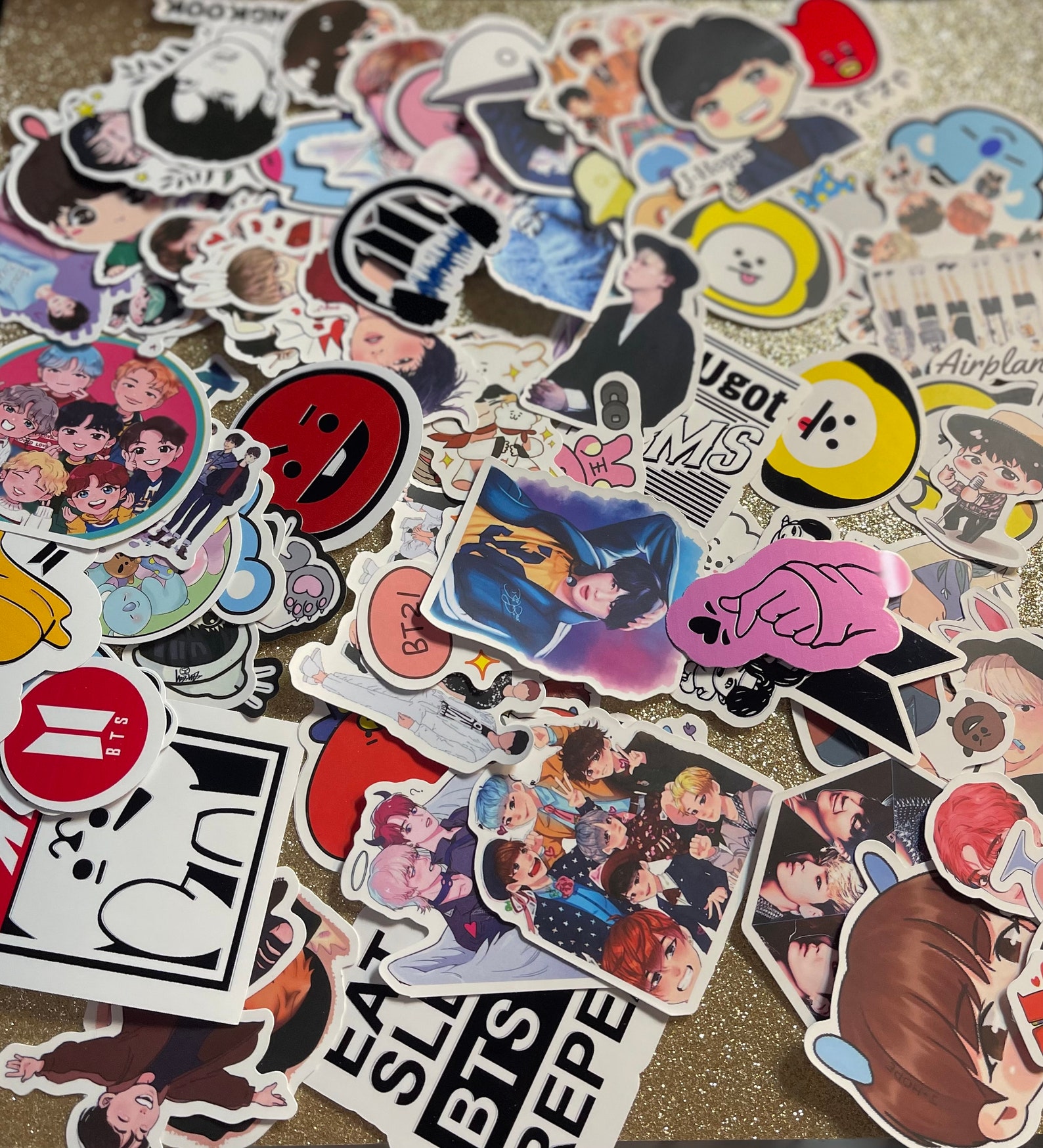 BTS Sticker Pack Bts Cute Stickers K-pop Bts Merch Bts Army Kpop BTS ...