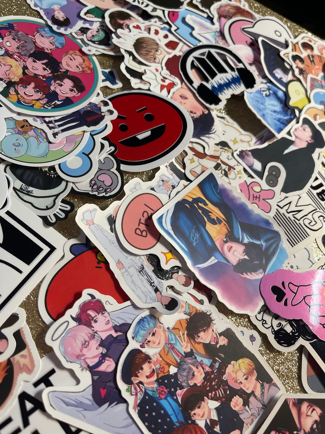 BTS Sticker Pack Bts Cute Stickers K-pop Bts Merch Bts Army Kpop BTS ...