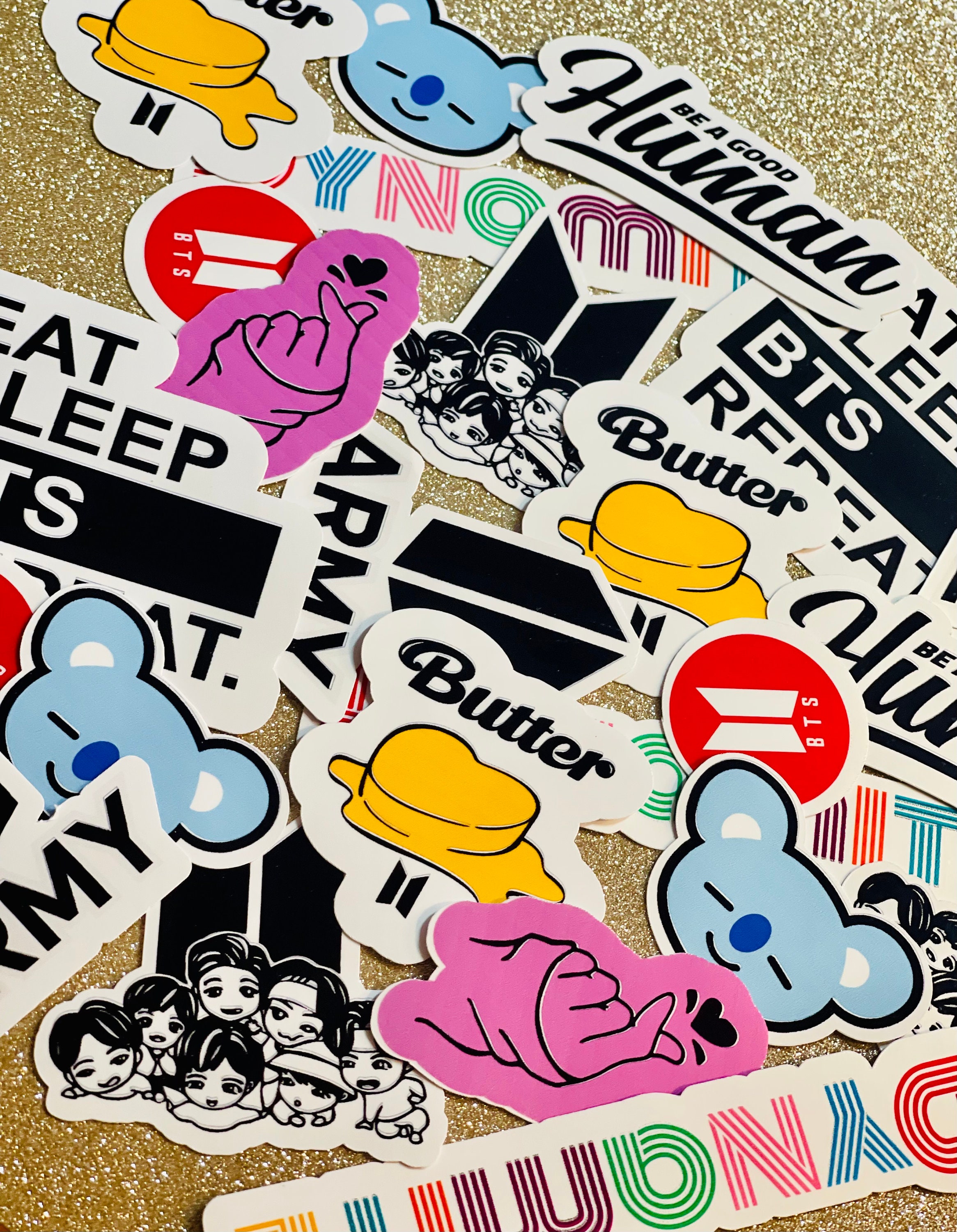 BTS Sticker Pack Bts Cute Stickers K-pop Bts Merch Bts Army Kpop BTS ...