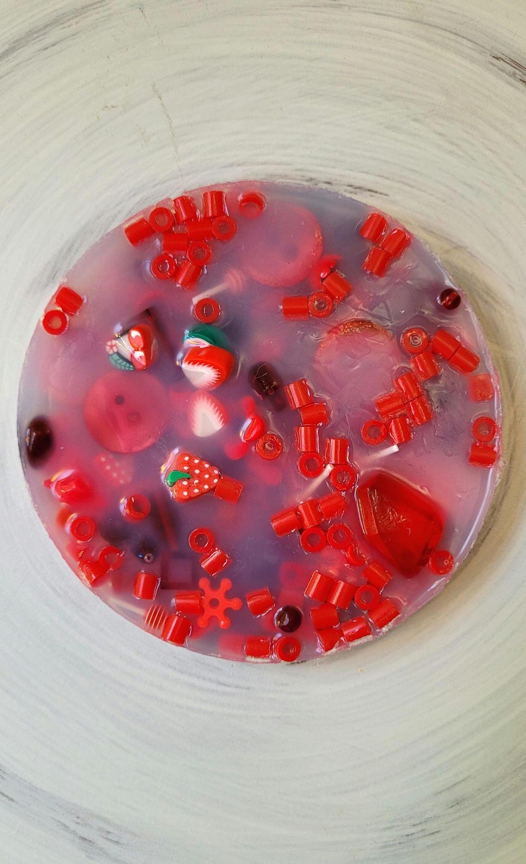 Racecar Red Pickable: 4" Picking Sensory Fidget Picky Pad Skin Picking ...