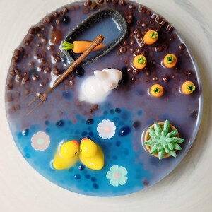 Carrot Patch & Duck Pond Miniatures Pickable: 4" Picking Sensory Fidget ...