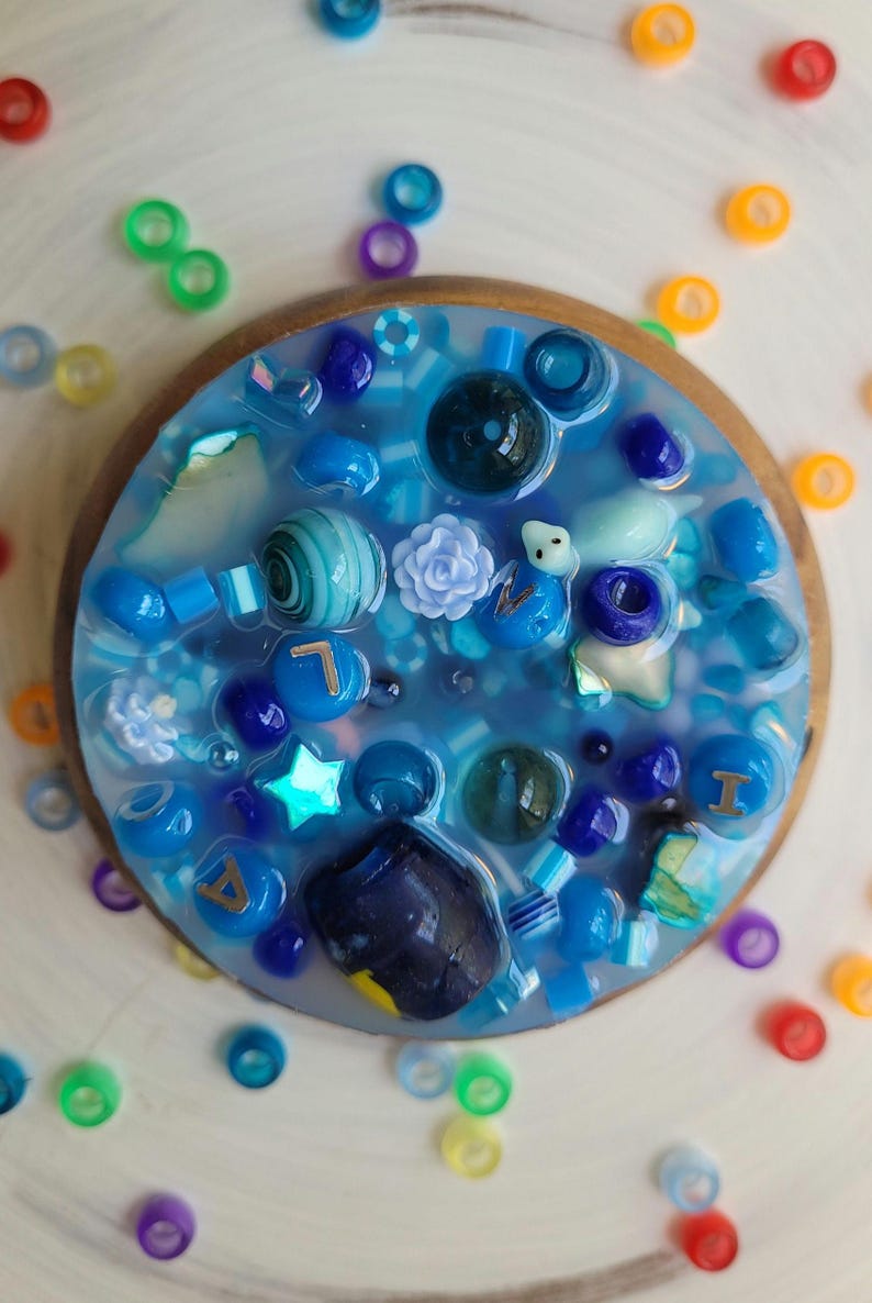Blue Hues Pickable: 4" Picking Sensory Fidget Picky Pad Skin Picking ...