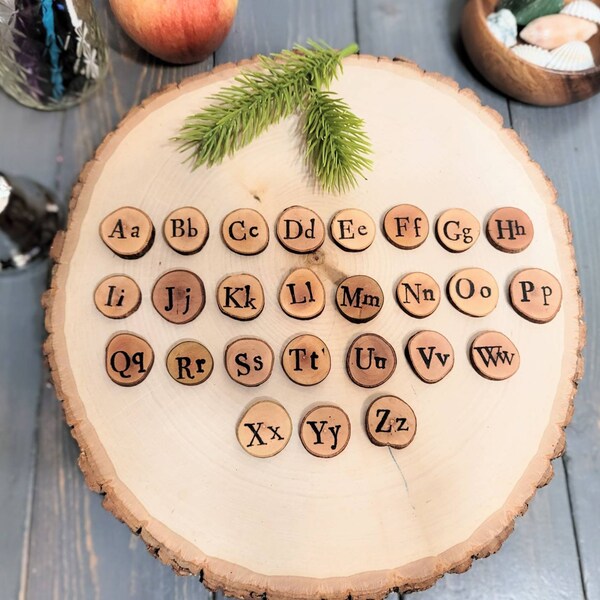 Wood Alphabet - Etsy