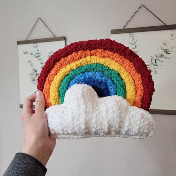 Rainbow Plushie - Etsy