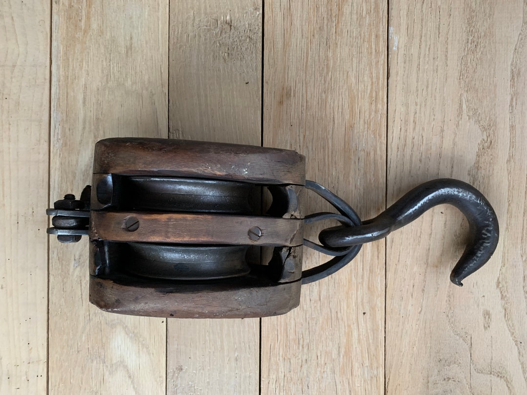 Vintage Double Rope Pulley - Etsy