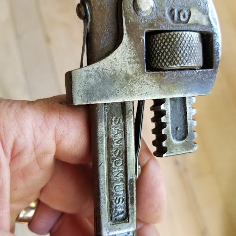 Small Pipe Wrench Samson U.S.A. Drop Forged - Etsy