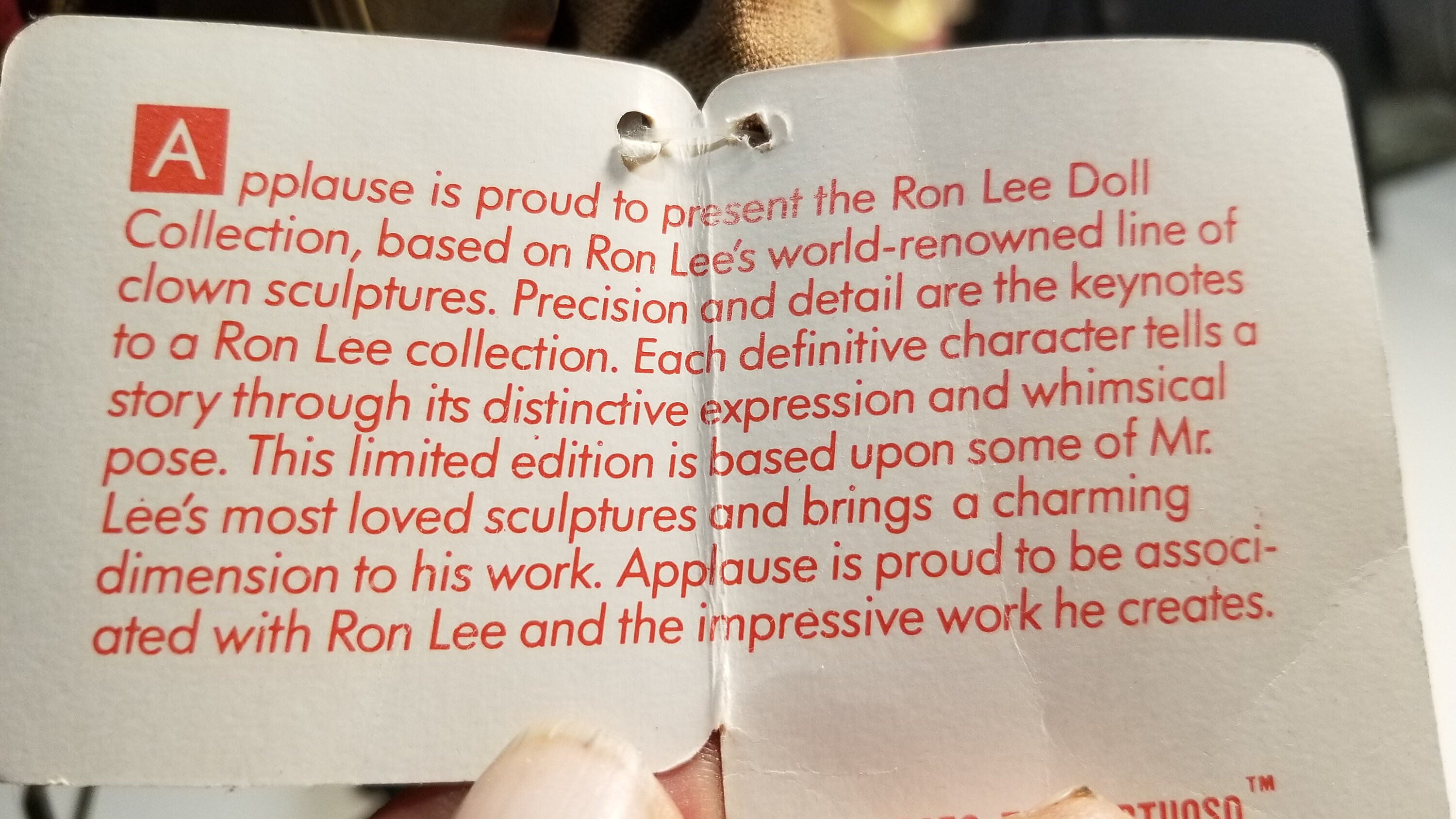 Ron Lee Doll "the Virtuoso" by Applause - Etsy