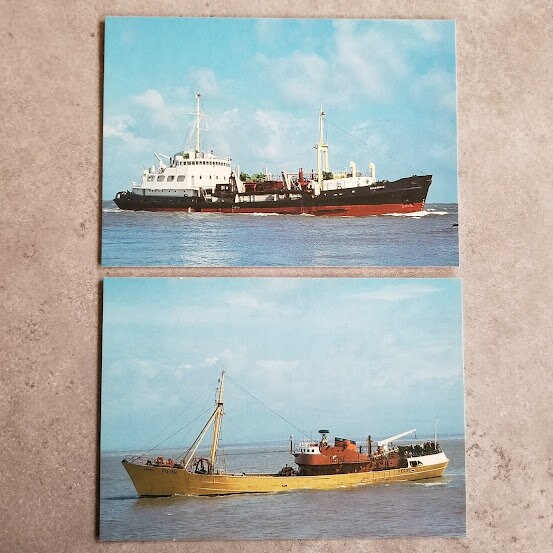 Set of 16 Merchant Ship Postcards Produced by After the Battle - Etsy
