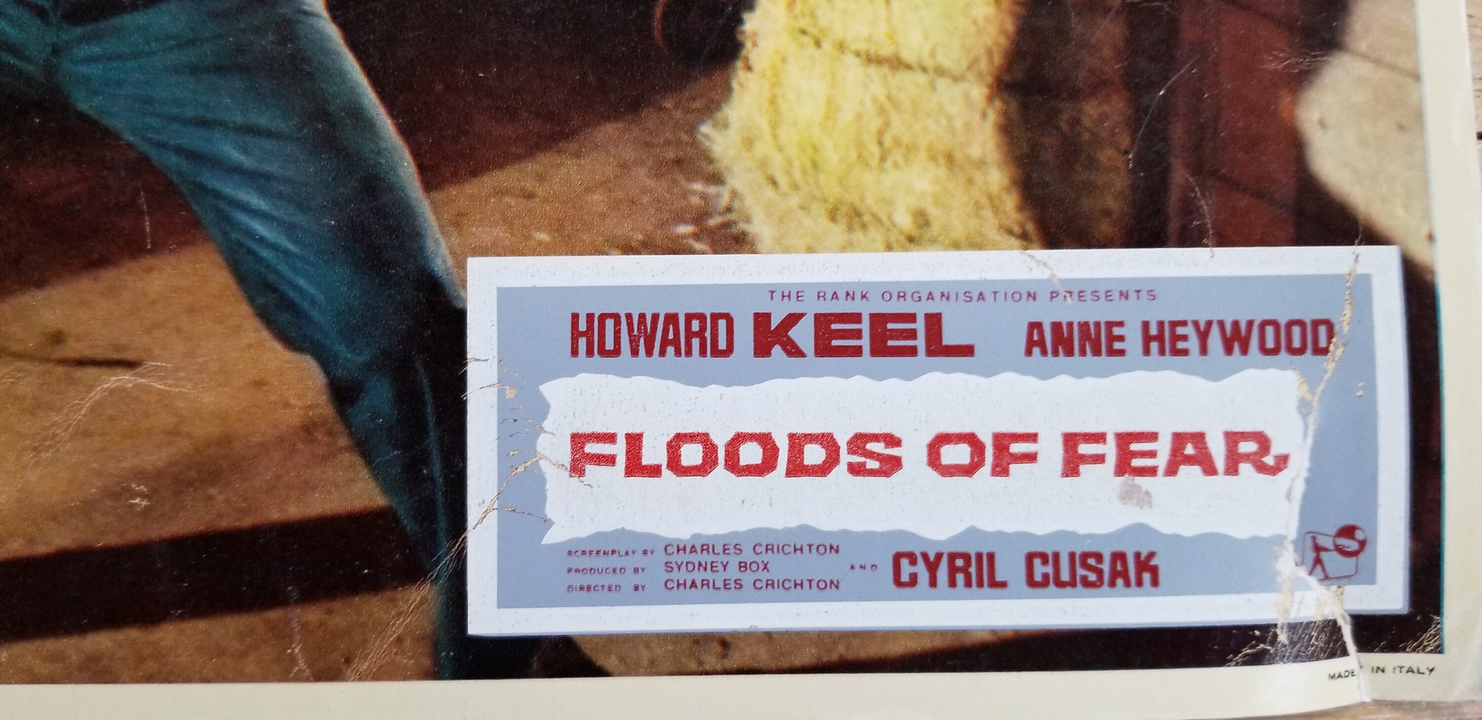 Pair of Movie Lobby Cards Floods of Fear Howard Keel 1958 - Etsy