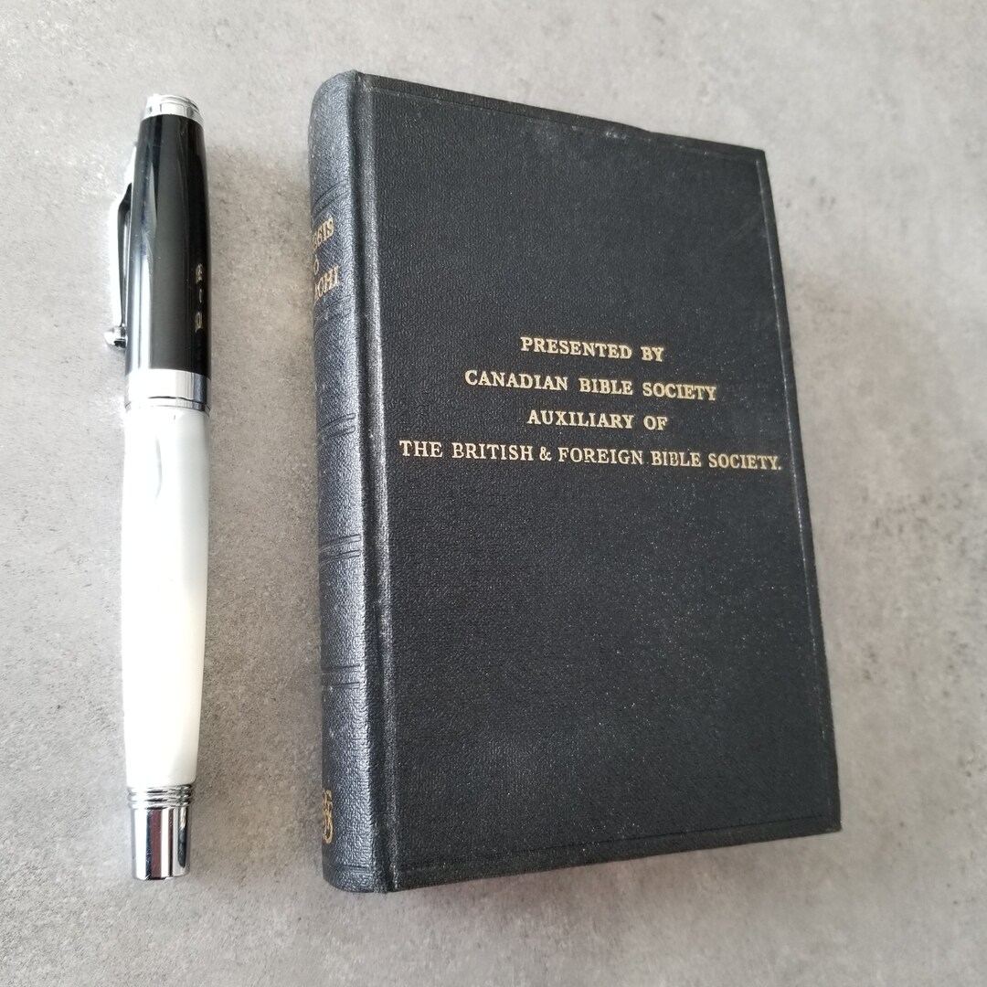 Old Testament Bible, Canadian Bible Society - Etsy