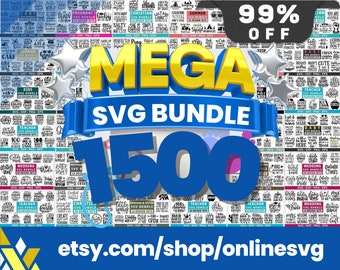Mega SVG Bundle, Over 700 Designs, Funny,huge Bundle Svg,bundle SVG ...
