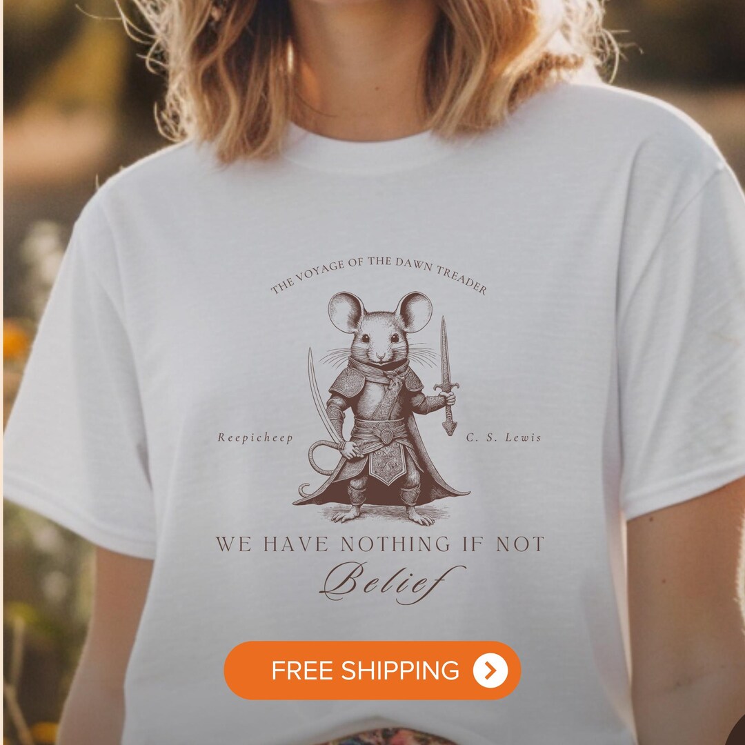 Vintage Style Narnia Quote Reepicheep Belief Quote Encouraging Gift CS ...