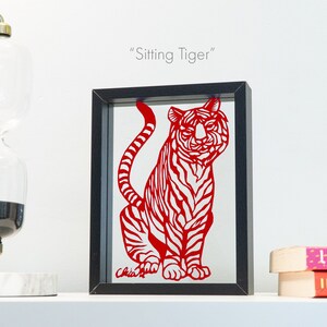 Year of the Tiger Chinese Paper Cut Designs - Etsy