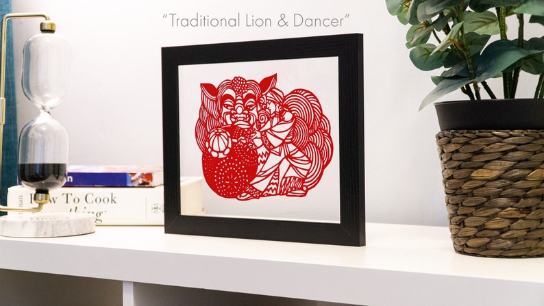 Year of the Tiger Chinese Paper Cut Designs - Etsy