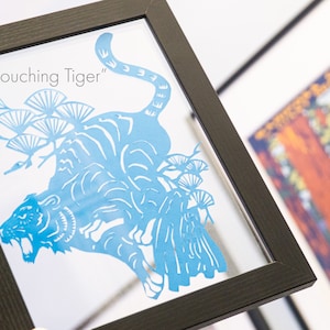 Year of the Tiger Chinese Paper Cut Designs - Etsy
