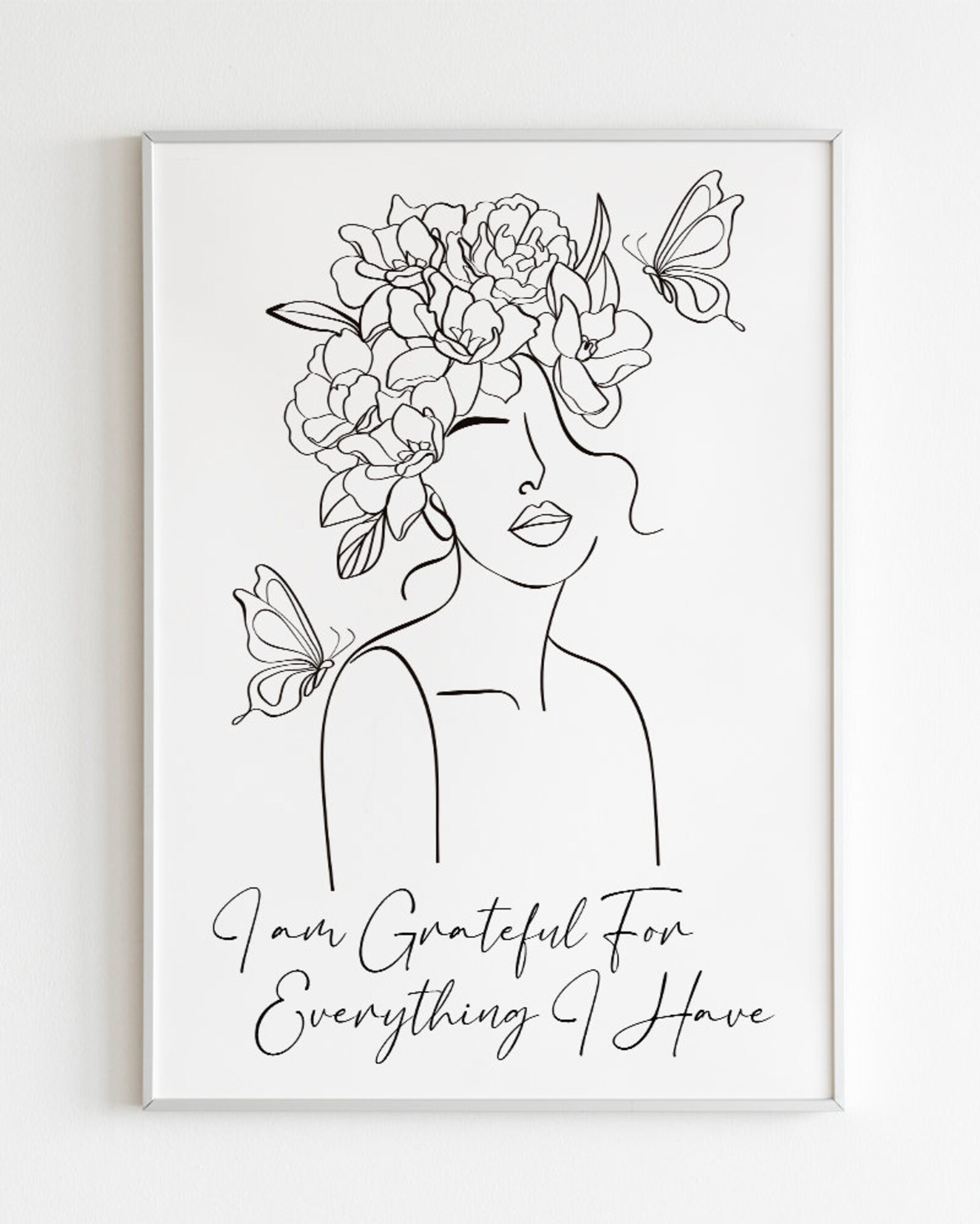 Daily Affirmation Digital Art Download/grateful Affirmation - Etsy