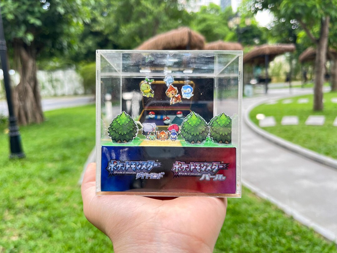 3D Pokemon Diorama Pokemon 3D Cube Pokemon 3D Box Pokemon Oaks Lab ...