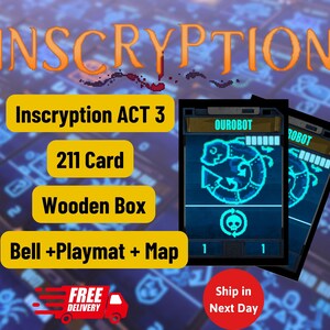 Inscryption ACT3 Inscryption Cards 211 Cards Cryptid Inscryption Map ...