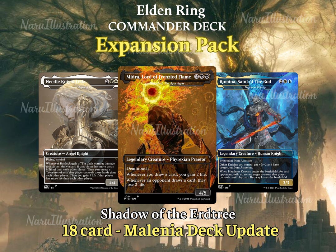 Elden Ring Expansion Commander Deck Elden Ring Commander Custom Proxy Mtg Mtg Commander Deck Mtg ...
