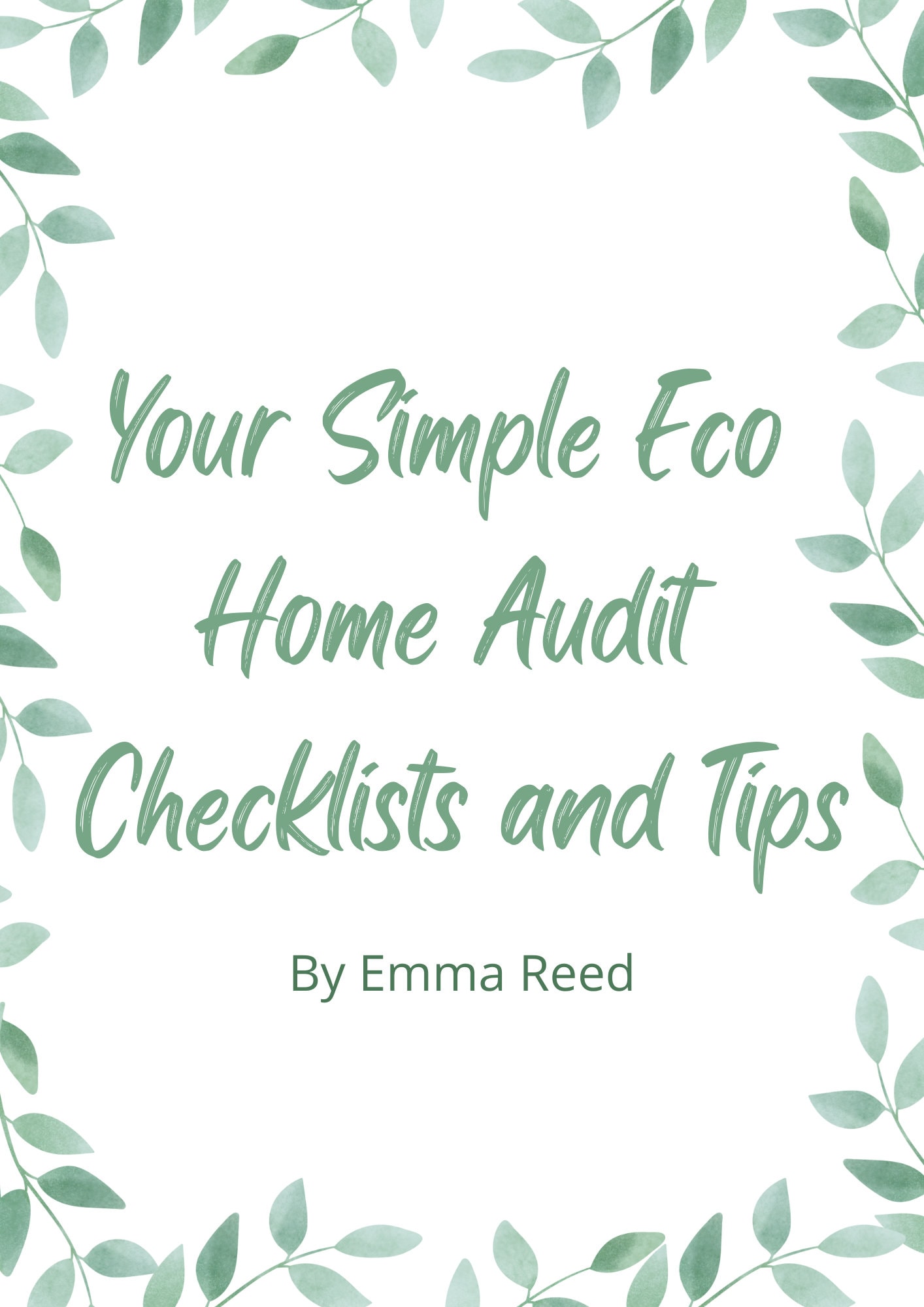 Your Simple Eco Home Audit Checklists and Tips - Etsy Singapore