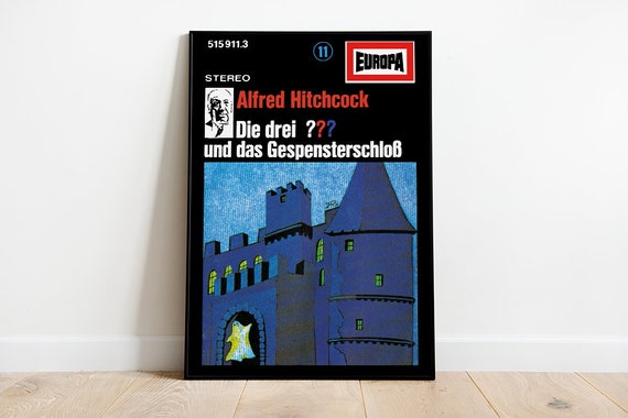 Poster the Three Question Marks and the Ghost Castle - Etsy