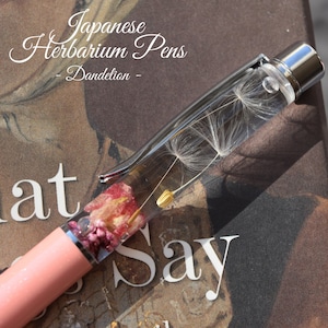 Personalised Real Dandelion Ballpoint Pen, Dandelion Teacher Gift ...