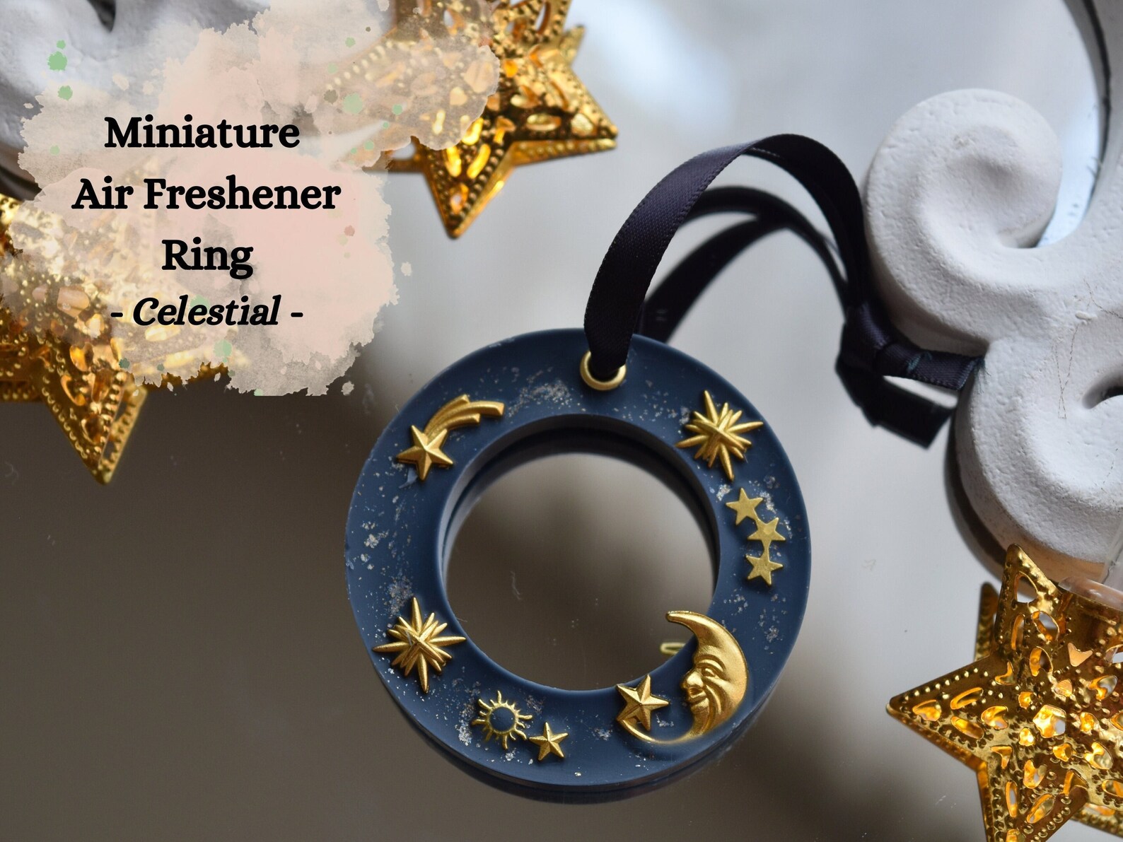 Celestial Hanging Fragrance Ring Aromatic Freshie With Moon - Etsy