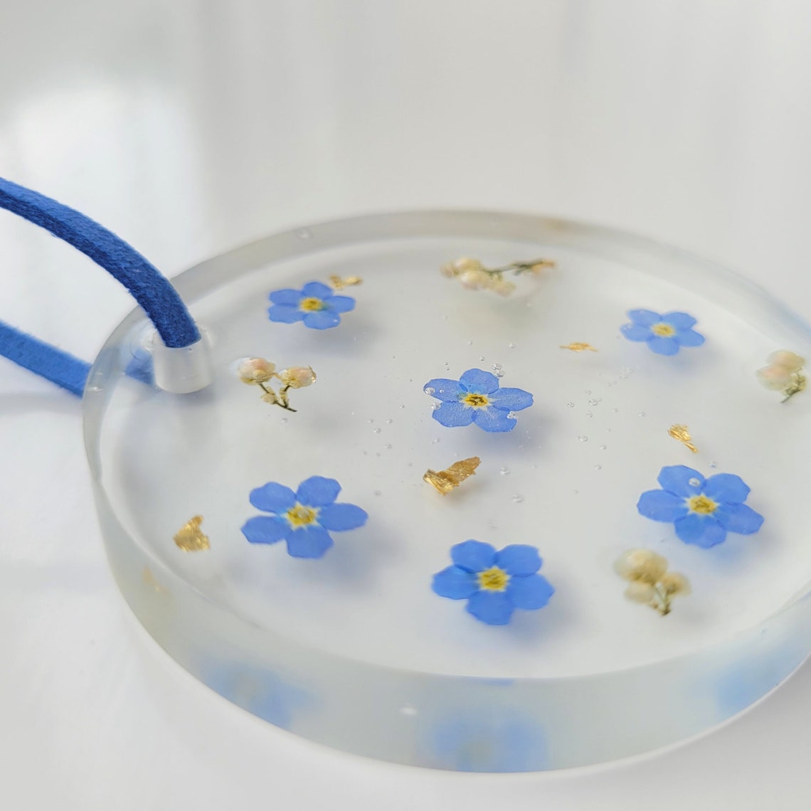 Blue Forget Me Not Hanging Ornament, Baby Boy Memorial Gift, Stillborn ...