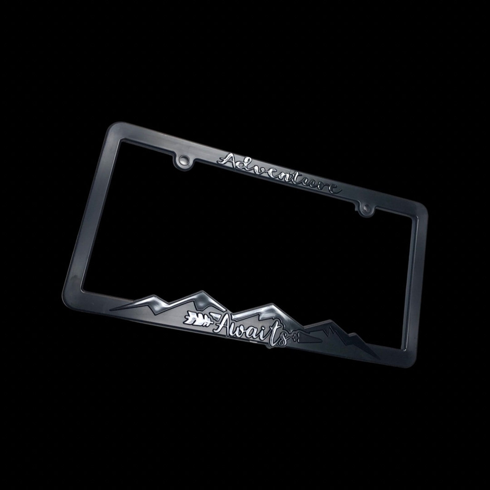 Blackout Adventure Awaits License Plate Frame - Etsy