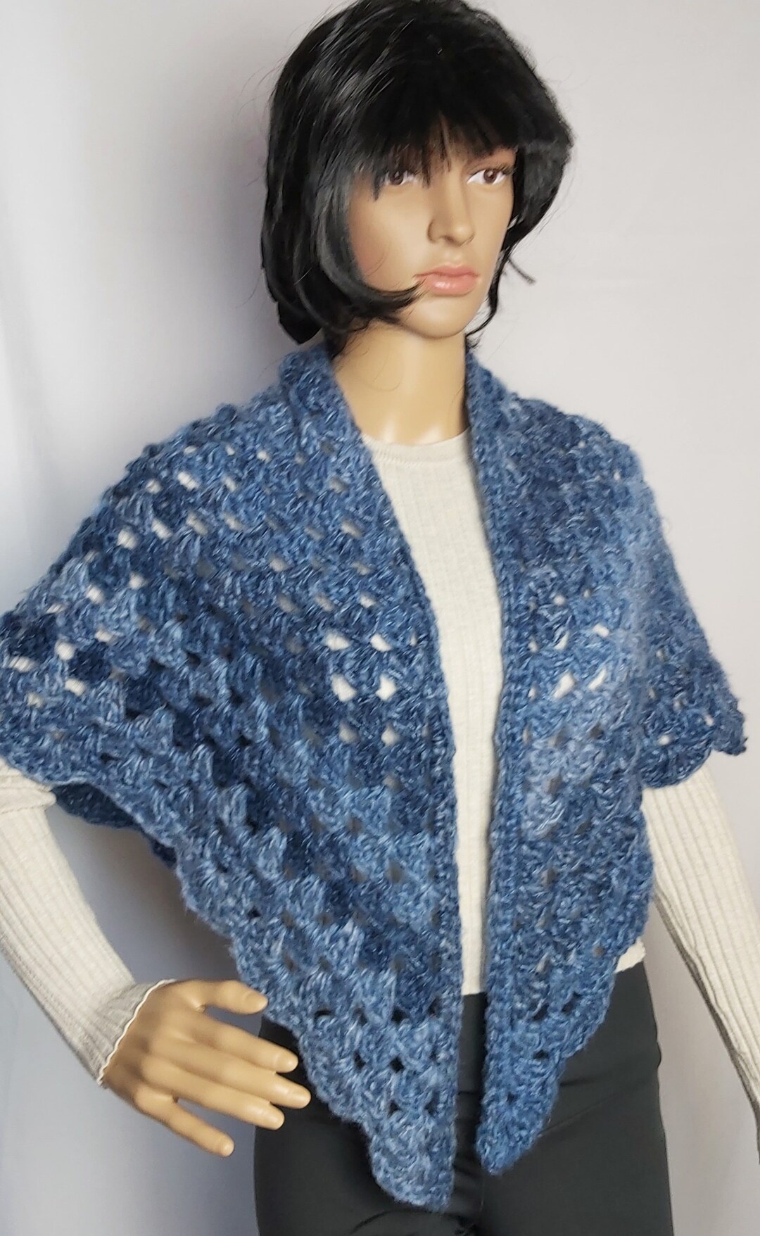 Grandma's Shawl. Wool Shawl. Crochet Shawl. Shrug. Handmade Shawl. - Etsy