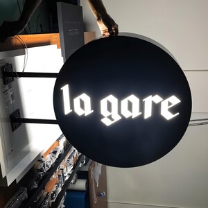 Custom LED Backlit Double-sided Light Box Sign – Outdoor Business ...