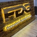 Custom 3d Backlit Sign Logo Light Signage , Custom Fabric Led Box Sign ...