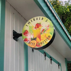 Exterior Double Sided Sign , Light Box Store Front Sign , Outdoor Sign ...